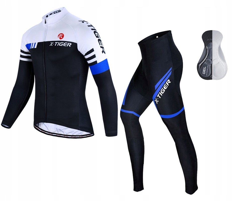 ZESTAW NA ROWER DŁUGIE SPODNIE Z WKŁADKĄ KOSZULKA - X-Tiger | Sport ...