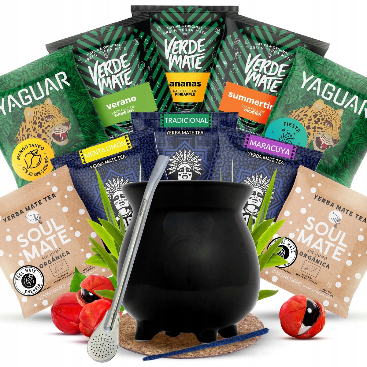 Zestaw na start Yerba Mate dużo rodzajów 500g - Cebador | Sklep EMPIK.COM