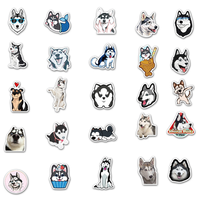 Zestaw Naklejek Naklejki Sticker Bomb Pies Husky - Inna marka | Sklep ...