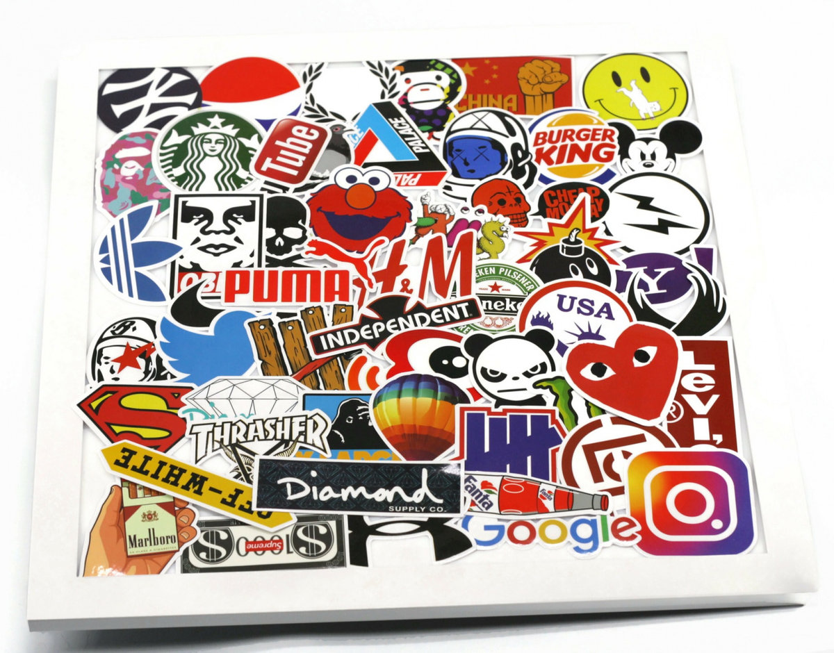 Zestaw Naklejek Sticker Bomb wlepy logotypy 182 - Inna marka | Sklep ...