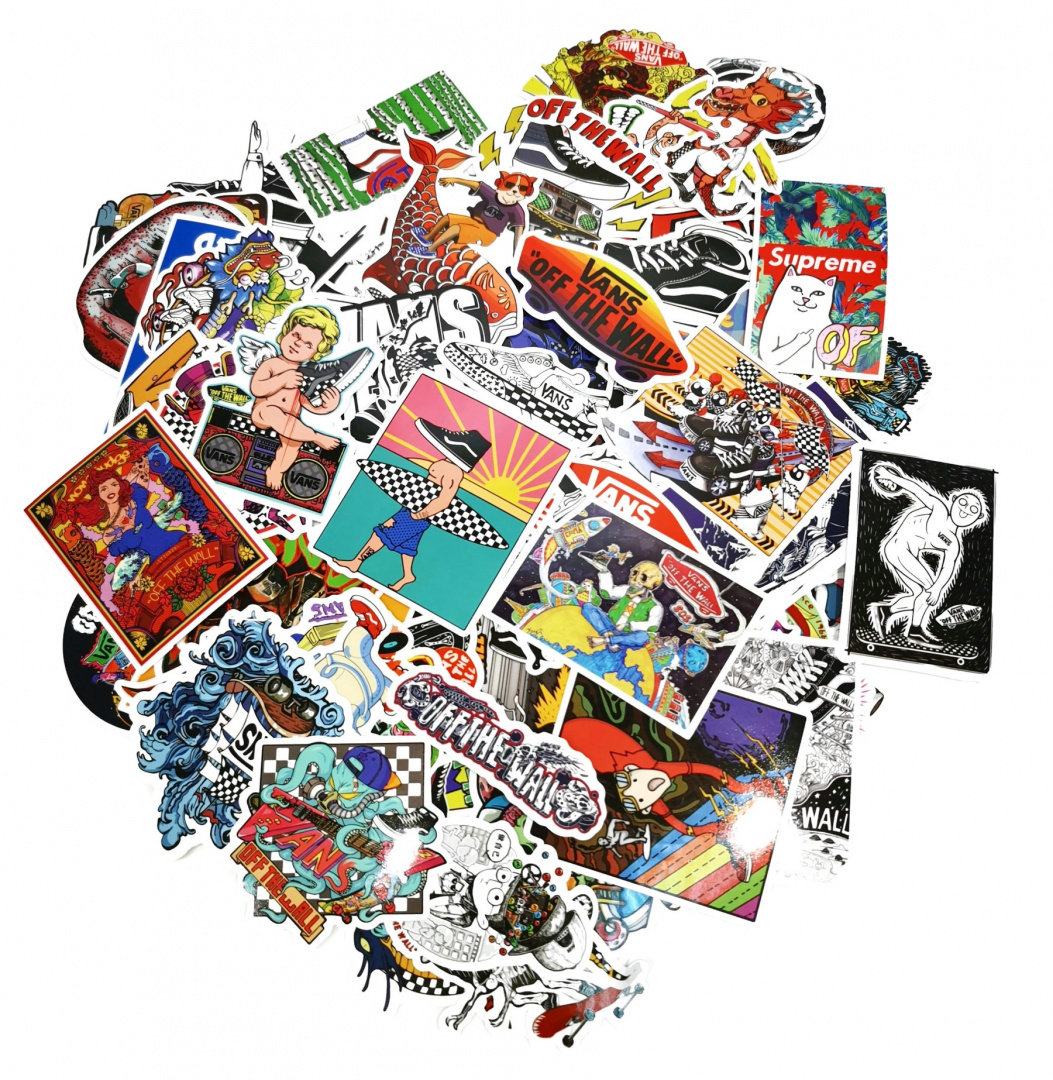 Zestaw Naklejek Wlepy StickerBomb Vans Of The Wall - Inna marka | Sklep ...