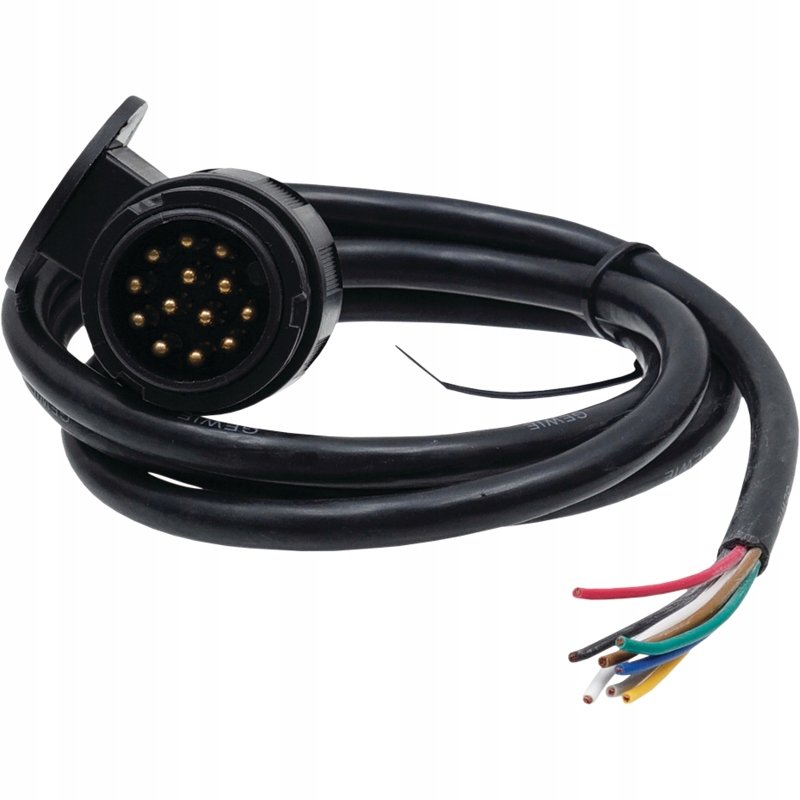 Zestaw naprawczy do przewodów, wtyczka 13-pin 12V 7x1mm2 L=1500mm ISO ...