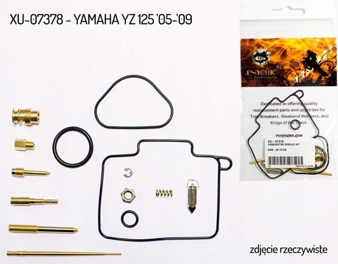 ZESTAW NAPRAWCZY GAŹNIKA YAMAHA YZ 125 '05-'09 (NA 1 GAŹNIK) - Inna ...