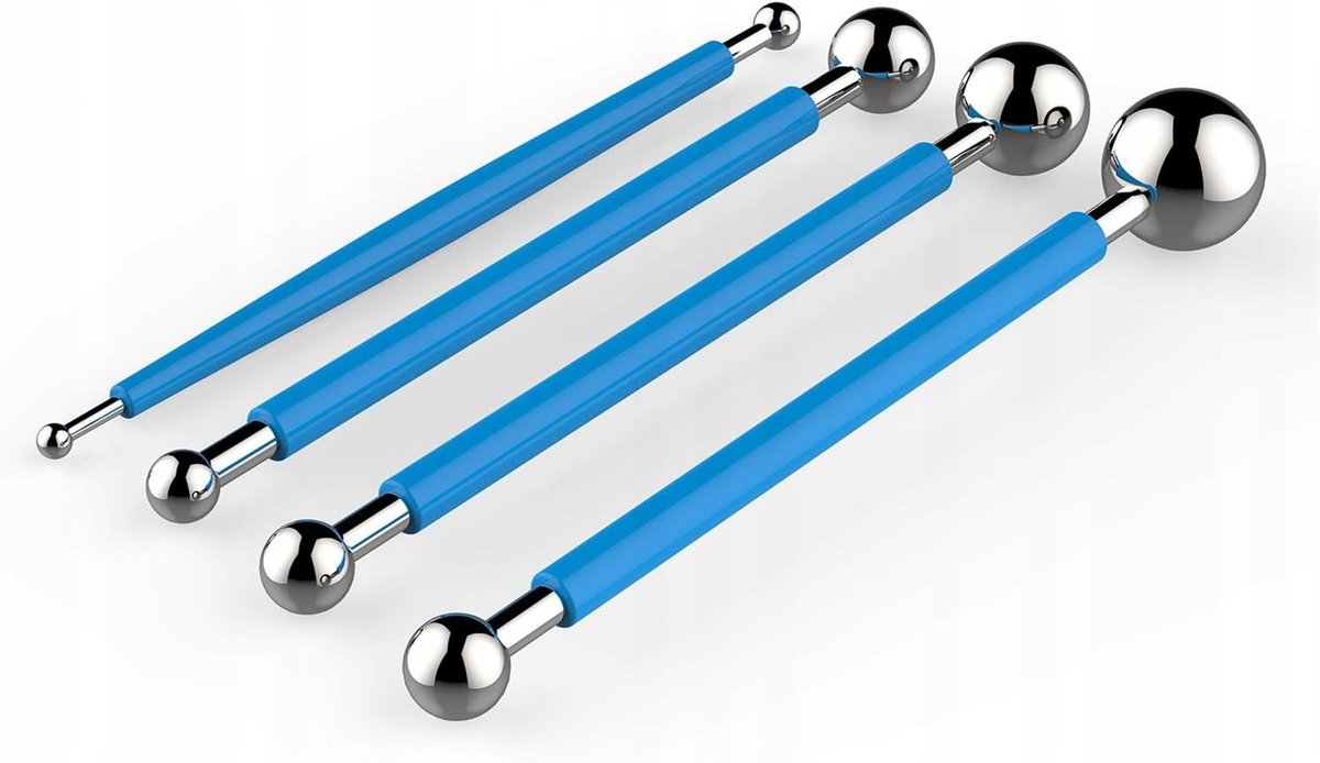 Zestaw Narzędzi Do Modelowania Rzeźbienia W Glinie Masy Cukrowej Kule 4 ...