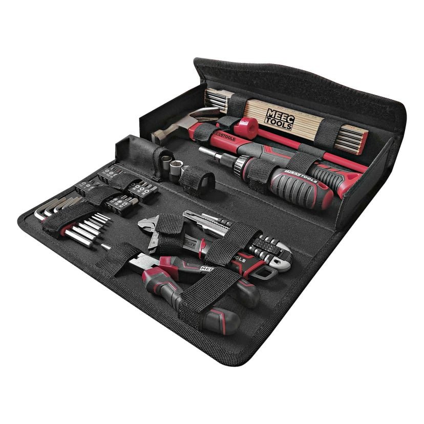 Zestaw narzędzi Meec Tools 46 el. kompaktowy do domu i samochodu ...