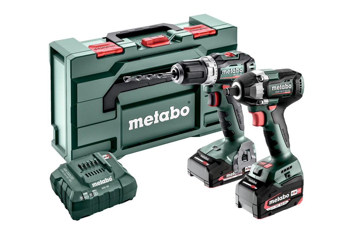 Zestaw Narzędzi Metabo Combo Set 2.9.2 18V BS 18 L + SSW 18 LT 300 BL ...