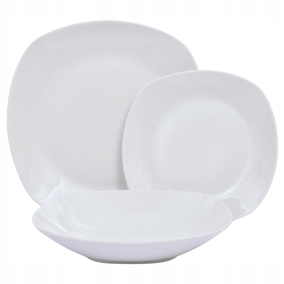 ZESTAW OBIADOWY 18EL SERWIS ZESTAW NA 6 OSÓB OKRĄGŁY SERWIS OBIADOWY ...