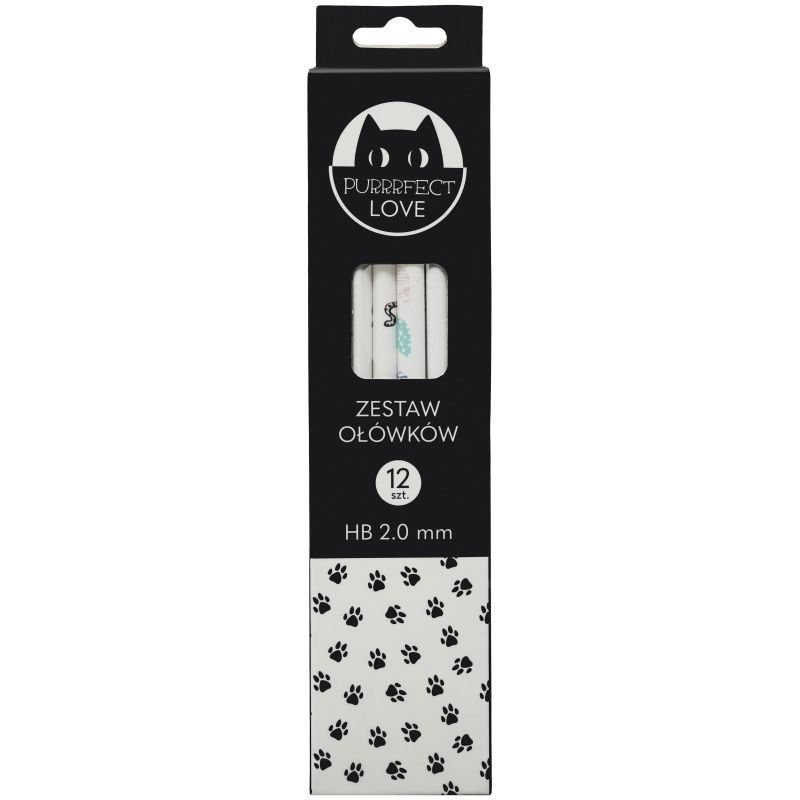 Zestaw Ołówków, Purrrfect Love, Różne Wzory, 12 Sztuk - Empik | Sklep ...