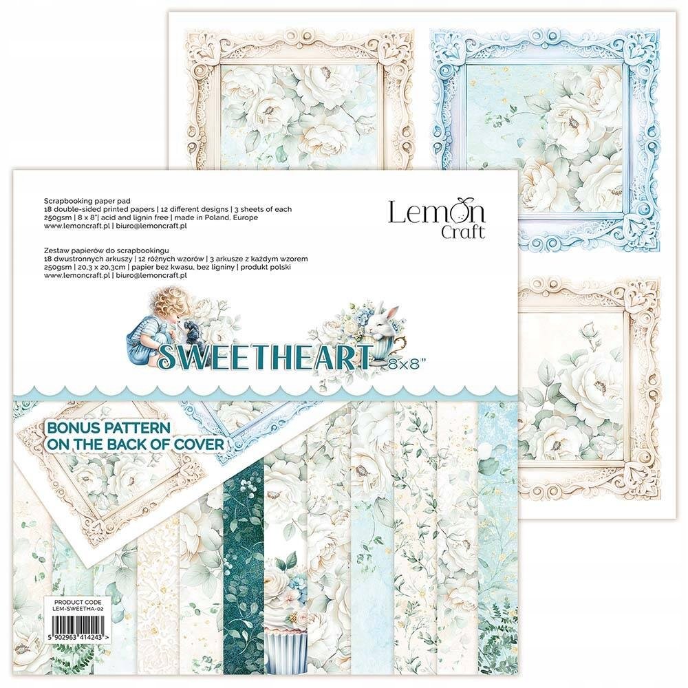 ZESTAW PAPIERÓW 20x20 Lemoncraft - Sweetheart - LemonCraft | Sklep ...