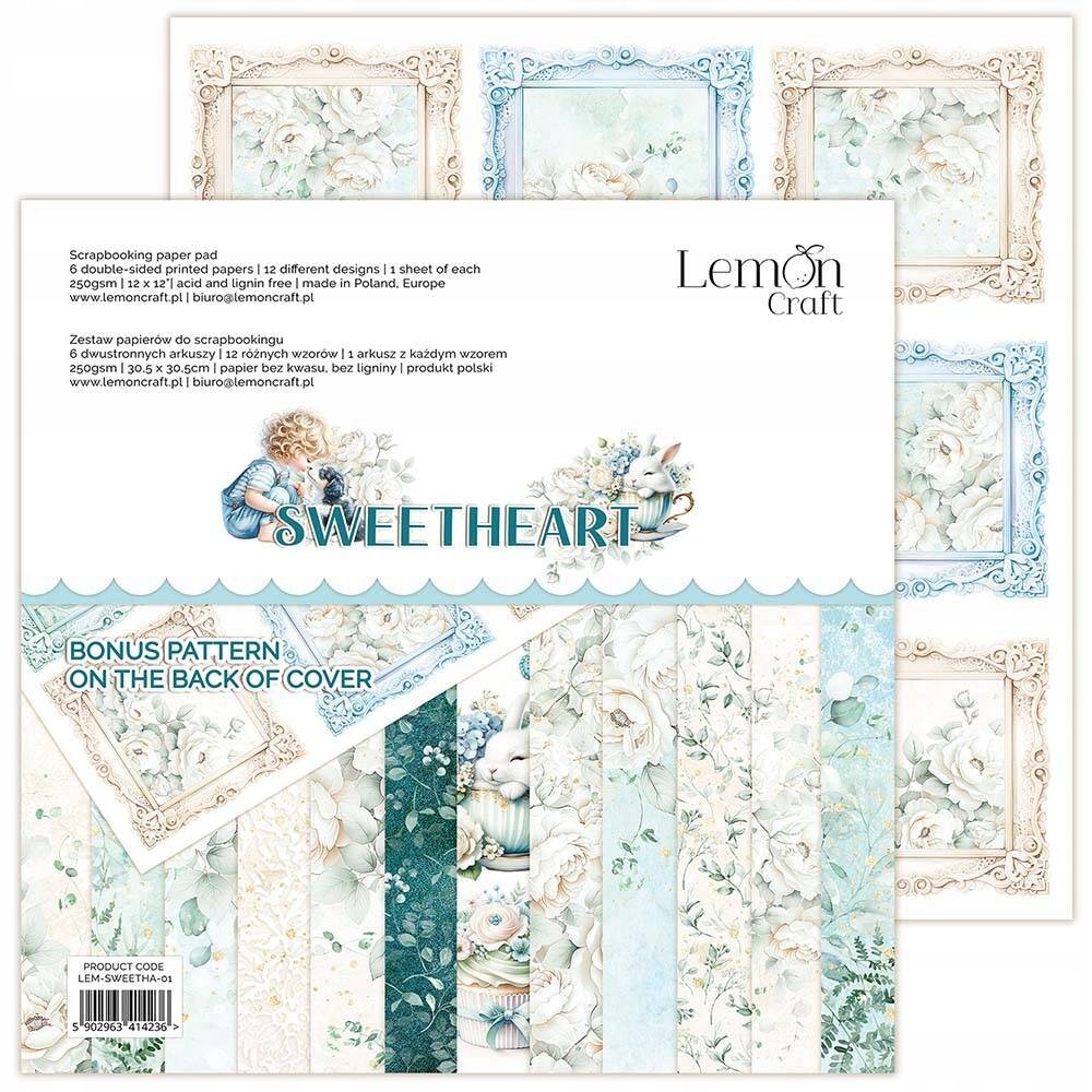 ZESTAW PAPIERÓW 30x30 Lemoncraft - Sweetheart - LemonCraft | Sklep ...