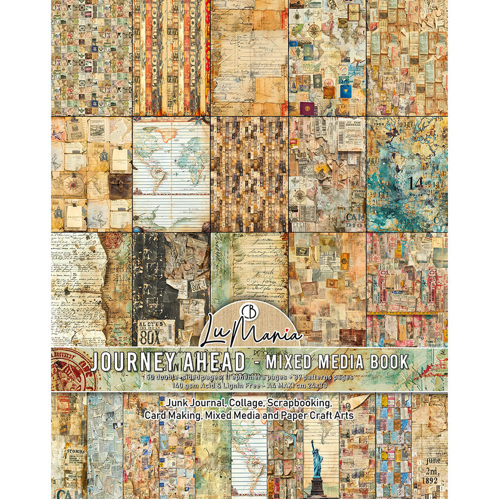 Zestaw Papierów Do Scrapbookingu A4 - Ciao Bella - Journey Ahead - Ciao ...