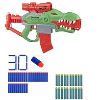 Zestaw Pistolet Nerf Dinosquad Rex-Rampage F0807 + 30 strzałek - Hasbro ...