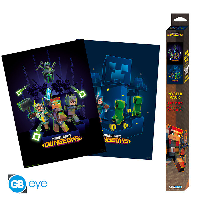 Zestaw plakatów Minecraft - GB eye | Sklep EMPIK.COM