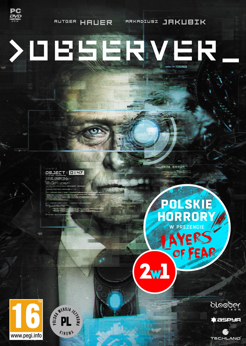 Zestaw Polski Horror: Observer / Layers of Fear - Bloober Team | Gry i ...