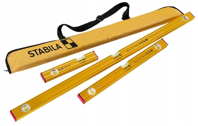 Zestaw poziomic PRO 80 AS STABILA 120/60/30 cm + Pokrowiec - 19714 ...