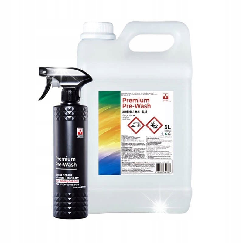 ZESTAW PRE-WASH Binder Premium 5L + 500ml - Inna marka | Motoryzacja EMPIK