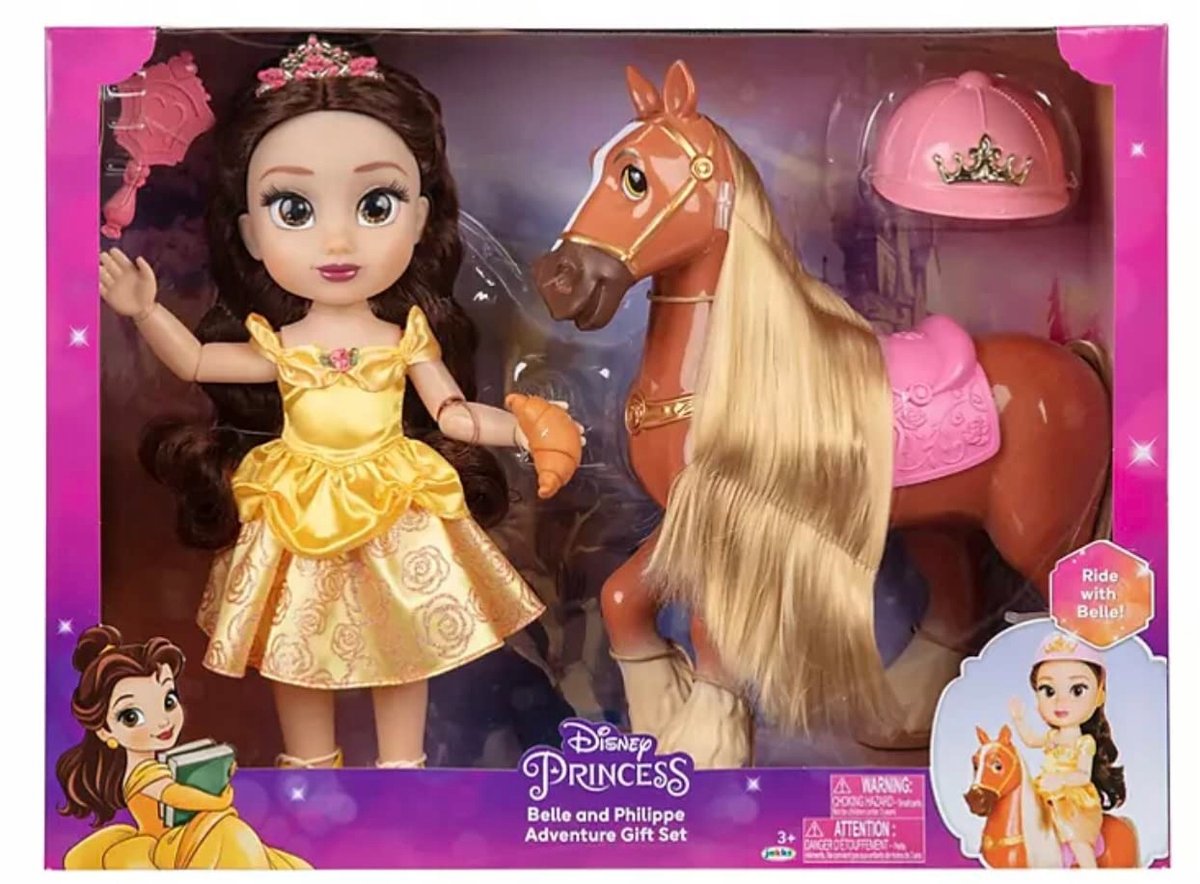 Zestaw prezentowy Disney Princess Riding Adventure - Belle i Philippe ...