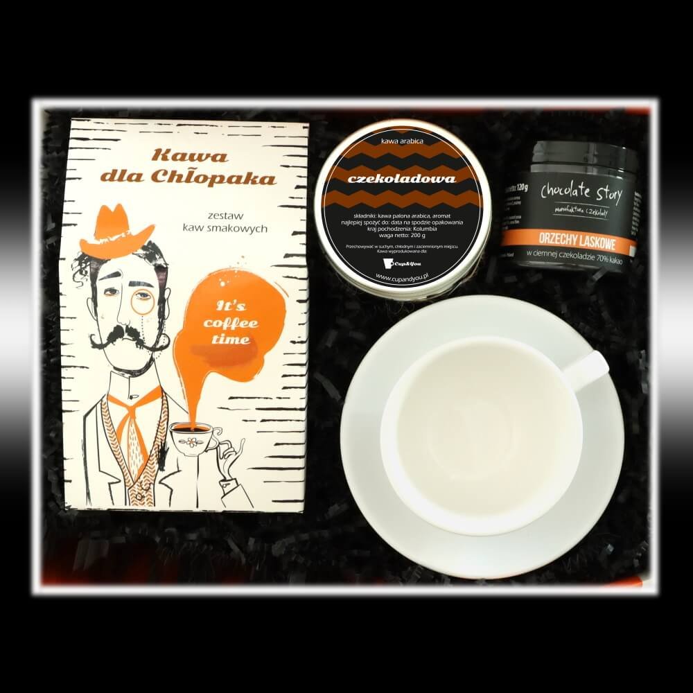 Zestaw Prezentowy Dla Chłopaka Men'S Box Dzik Na Kawę. Kawa smakowa ...