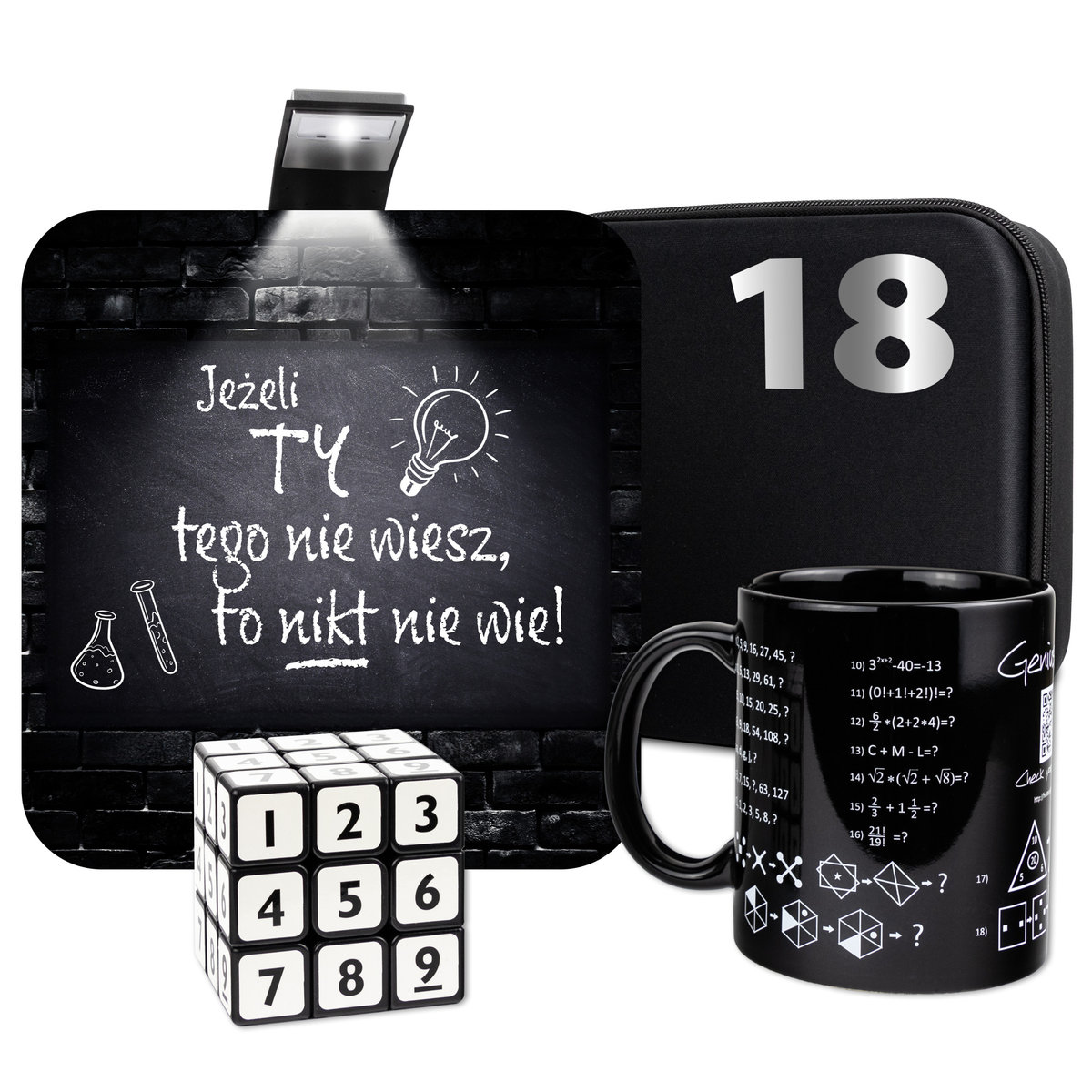 Zestaw Prezentowy na 18 urodziny Geniusza - prezent dla mądrego 18 latka - Froster | Sklep EMPIK.COM