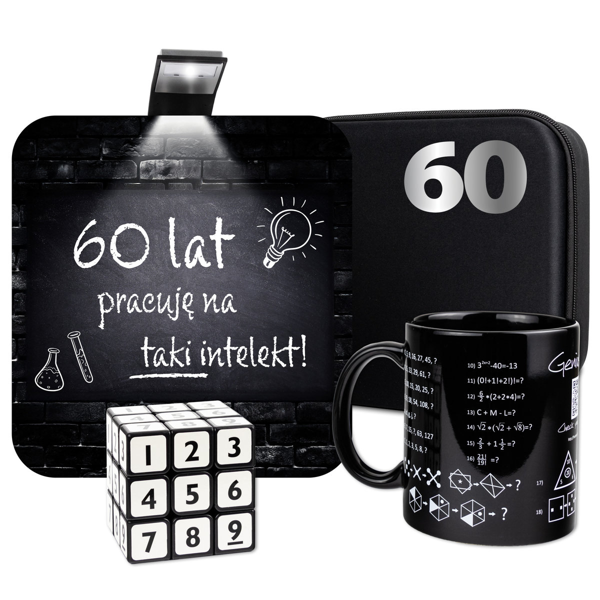 Zestaw Prezentowy na 60 urodziny Geniusza - prezent dla mądrego 60 latka - Froster | Sklep EMPIK.COM