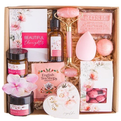ZESTAW PREZENTOWY PREZENT BOX dla kobiety urodziny 18-99 domowe spa ...