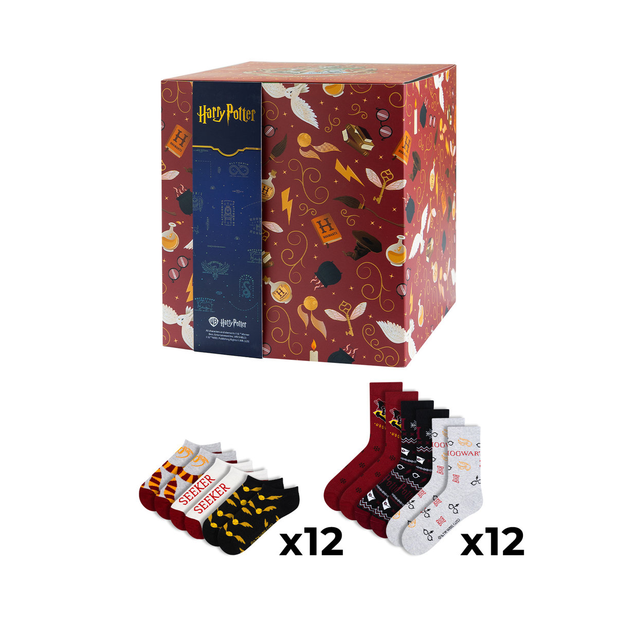 Zestaw Prezentowy ze Skarpetkami Harry Potter 24-pak-40–45 - SOXO ...