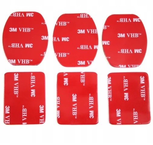 ZESTAW PRZYLEPCÓW 3M VHB TAŚMA GOPRO NAKLEJKI HERO - 3M | Sklep EMPIK.COM