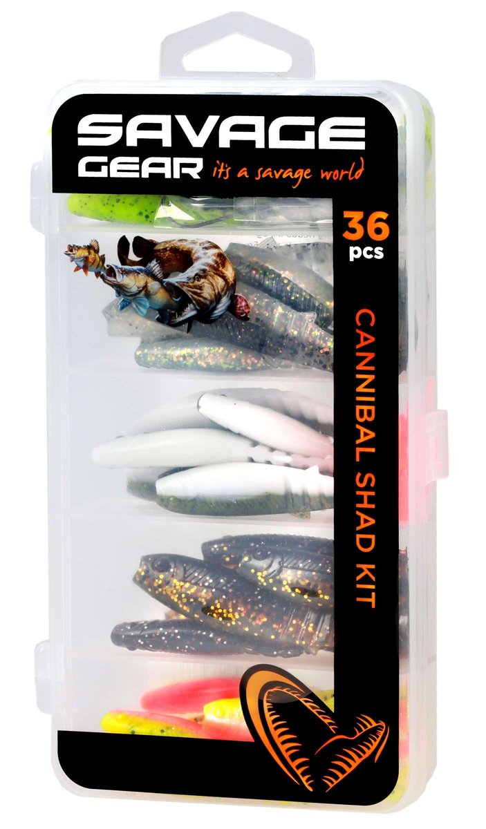 Zestaw przynęt Savage Gear Cannibal Shad Kit - Savage Gear | Sport Sklep EMPIK.COM
