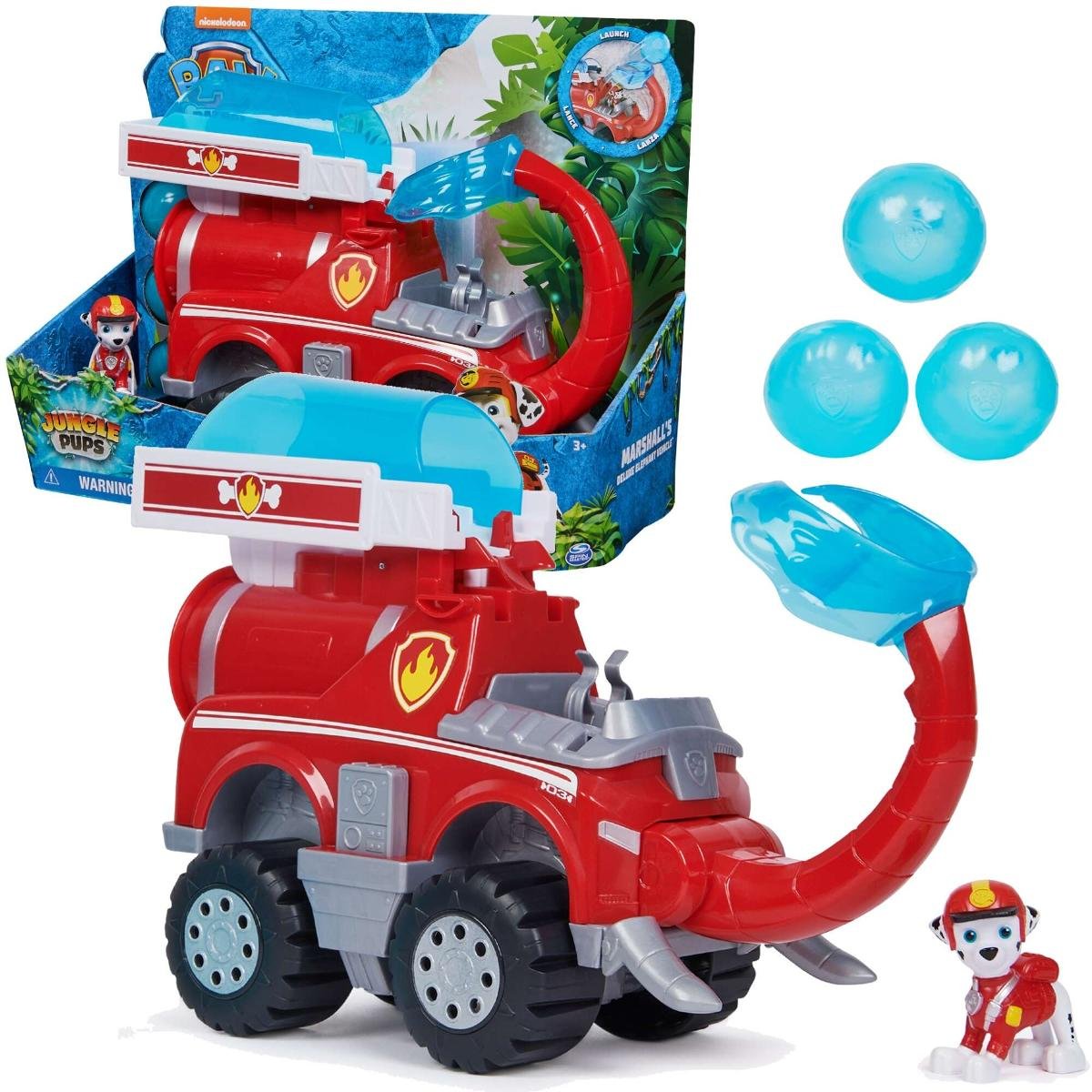Zestaw Psi Patrol Jungle Pups Deluxe Pojazd Marshalla Elephant ...