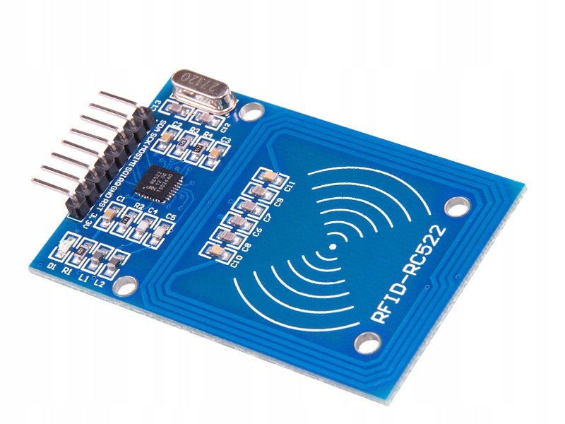 Zestaw RFID RC522 z Kartą i Brelokiem, Częstotliwość 13,56 MHz, Idealny ...