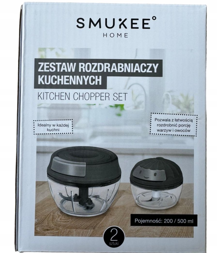 Zestaw Rozdrabniaczy Kuchennych SMUKEE Home, 2 sztuki - SMUKEE | Sklep ...