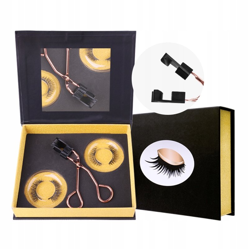 Zestaw rzęs magnetycznych z zalotką i lusterkiem | Sklep EMPIK.COM