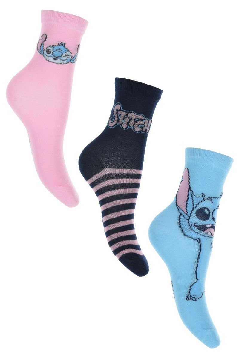 Zestaw skarpet dla dziewczynki Disney - Lilo i Stitch rozmiar 23/26 - Disney | Sklep EMPIK.COM