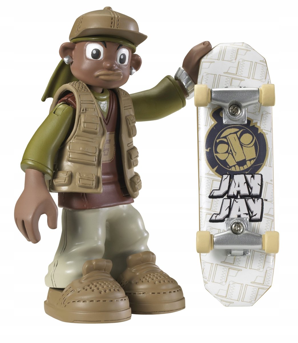 Zestaw skateboardowy Mattel Rob Dyrdek's Wild Grinders Jay Jay Action ...