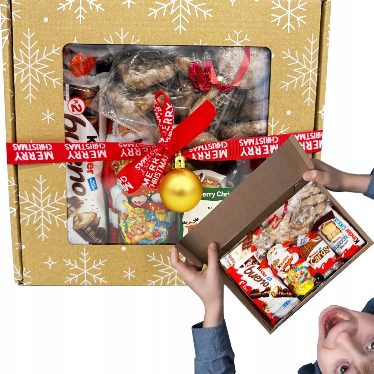 Zestaw Słodyczy Na Święta- Zestaw Prezentowy-Paczka Na Mikołaja Urodziny - Inny producent ...