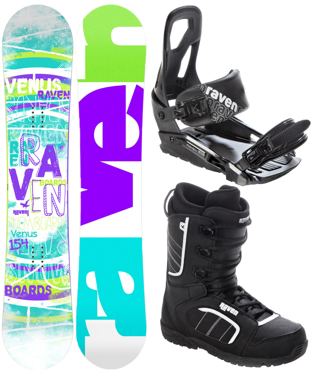 Zestaw Snowboard RAVEN Venus 141cm - Raven | Sport Sklep EMPIK.COM