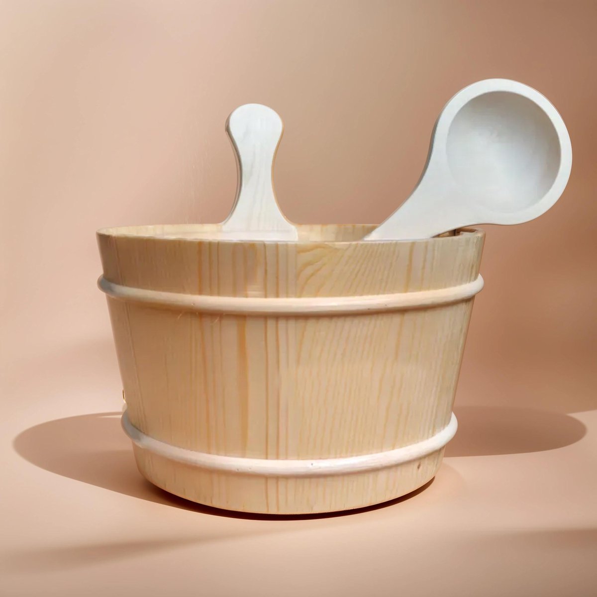 Zestaw Startowy do Sauny: Wiadro Ceber Drewniane 4l z Chochlą - Własna ...