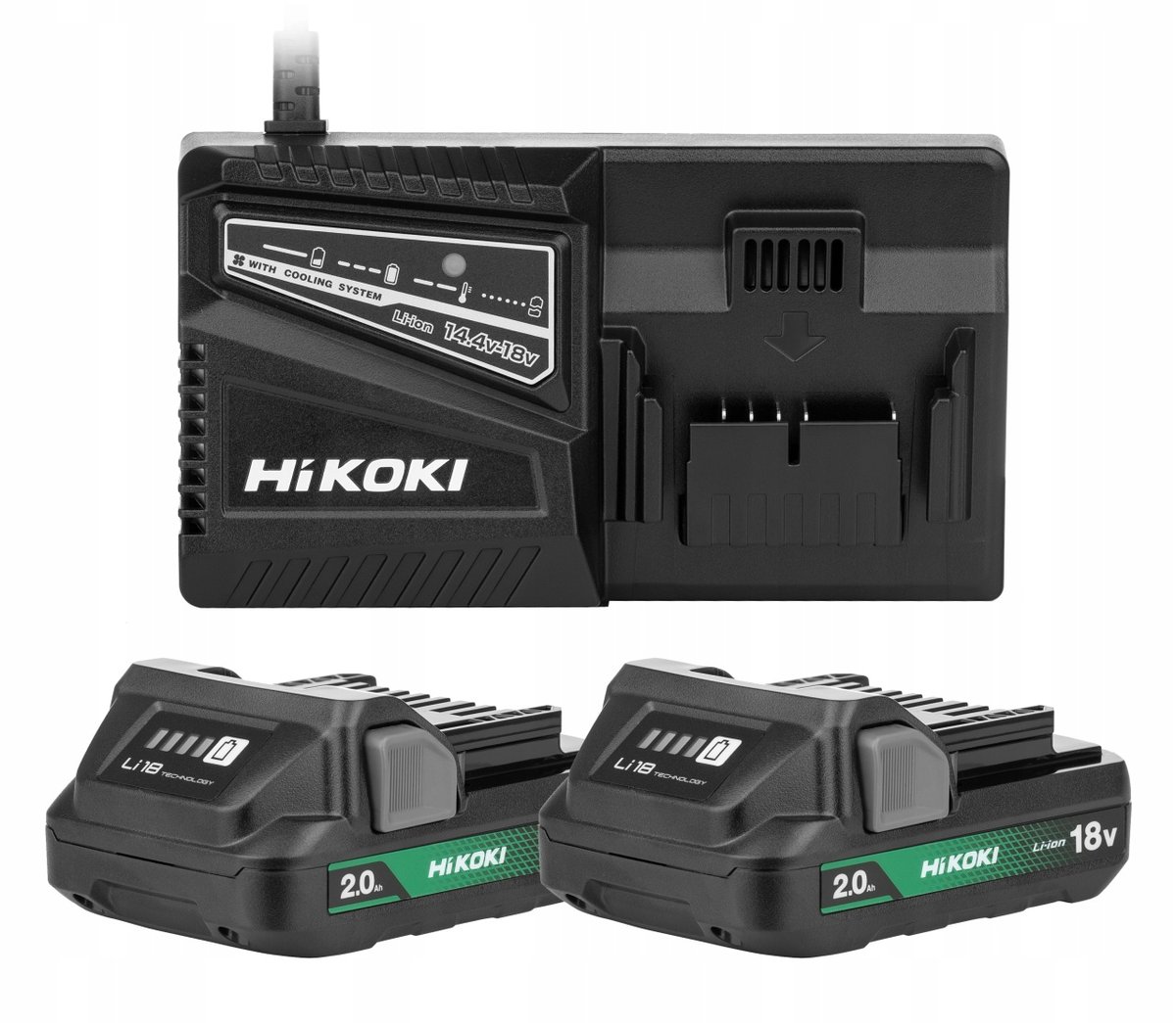 Zestaw startowy HIKOKI UC18YFSL WFZ + 2X AKU 2AH - Hikoki | Sklep EMPIK.COM