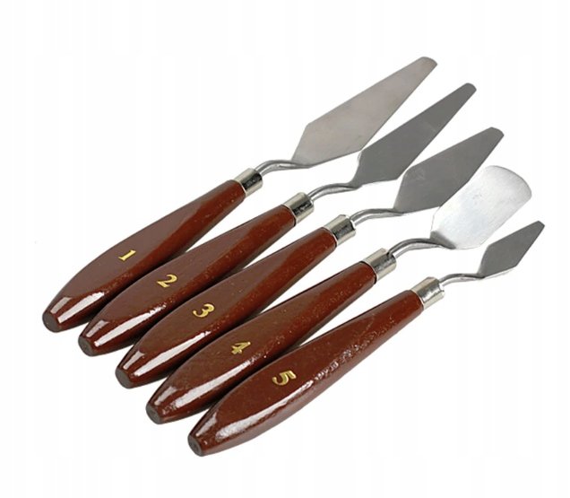 ZESTAW SZPACHELEK SZPACHELKI MALARSKIE 5 SZT - bez marki | Sklep EMPIK.COM