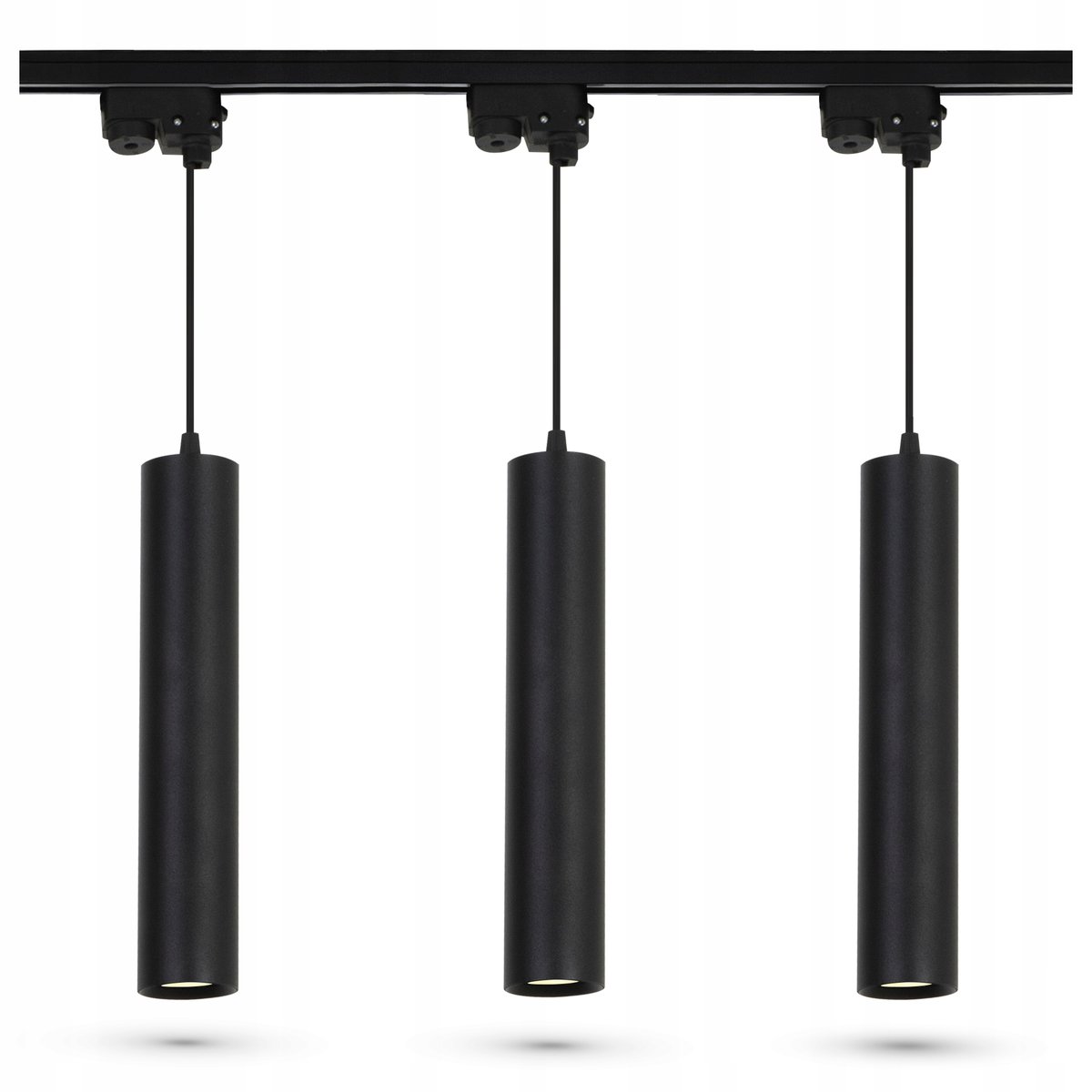 Zestaw Szynoprzewód Szyna 1m + 3x Lampa oprawa GU10 LED Oświetlenie ...