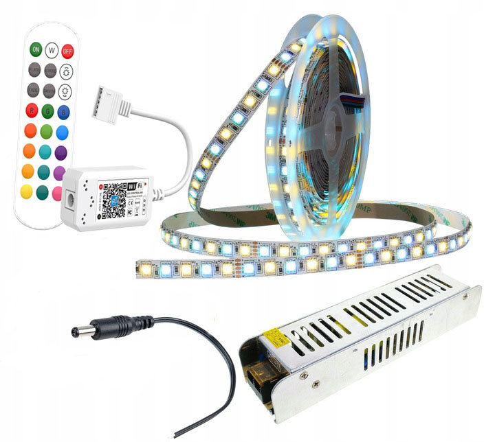 ZESTAW Taśma listwa LED RGBW 5m + WiFi IOS ANDROID - LED-ONE | Sklep ...