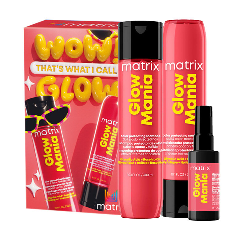 ZESTAW Upominkowy do włosów farbowanych GLOW MANIA XMASS 2025 RETAIL - MATRIX | Sklep EMPIK.COM