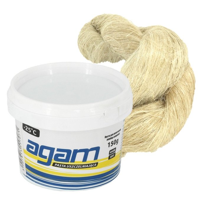 Zestaw uszczelniający 150g pasta + 100g pakuły - AGAM | Sklep EMPIK.COM