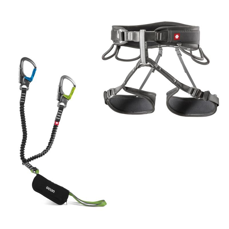 Zestaw Via Ferrata Ocun Via Ferrata Twist Set Grey M-Xl - Ocun | Sport ...