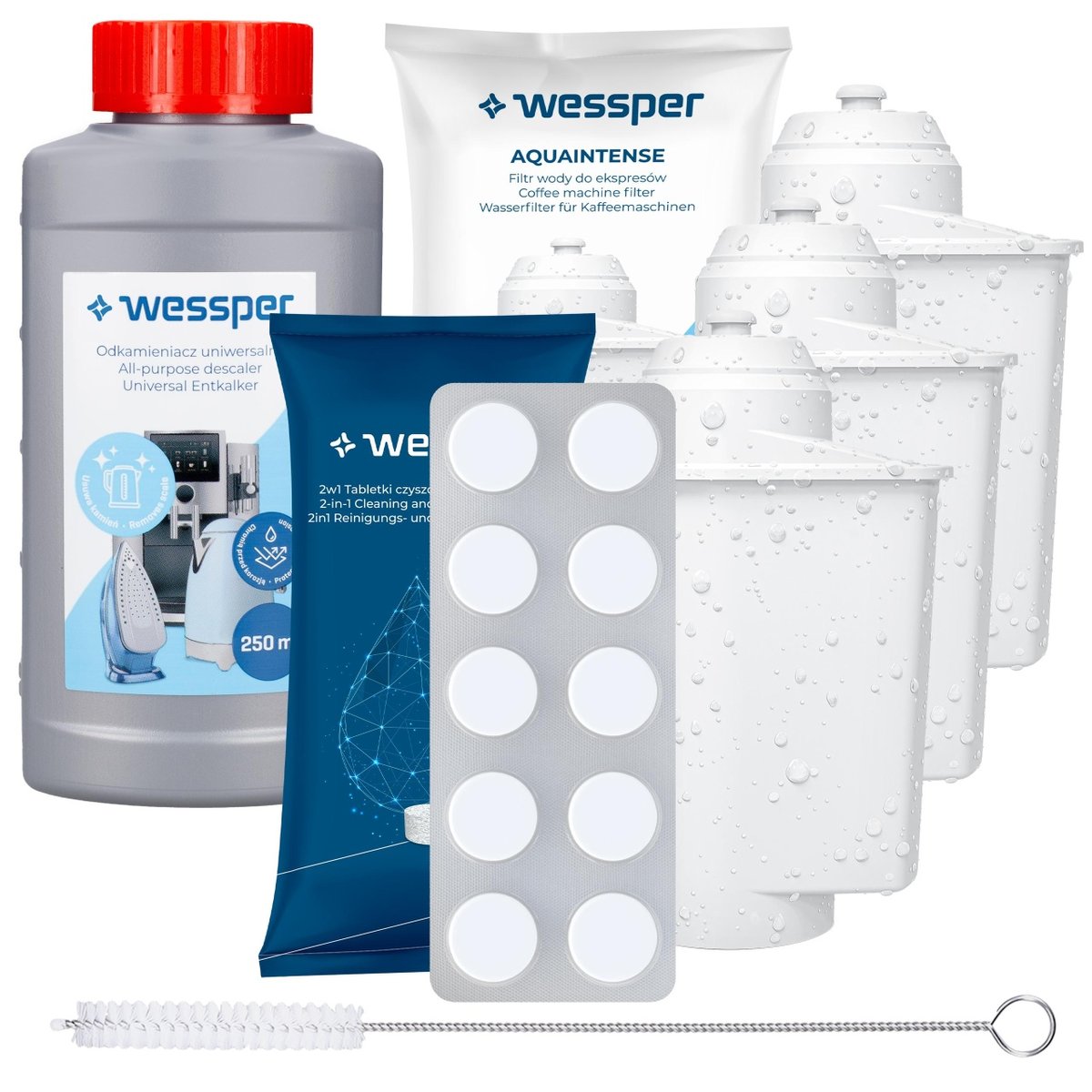 Zestaw Wessper do ekspresu Siemens EQ Series odkamieniacz tabletki 3x ...