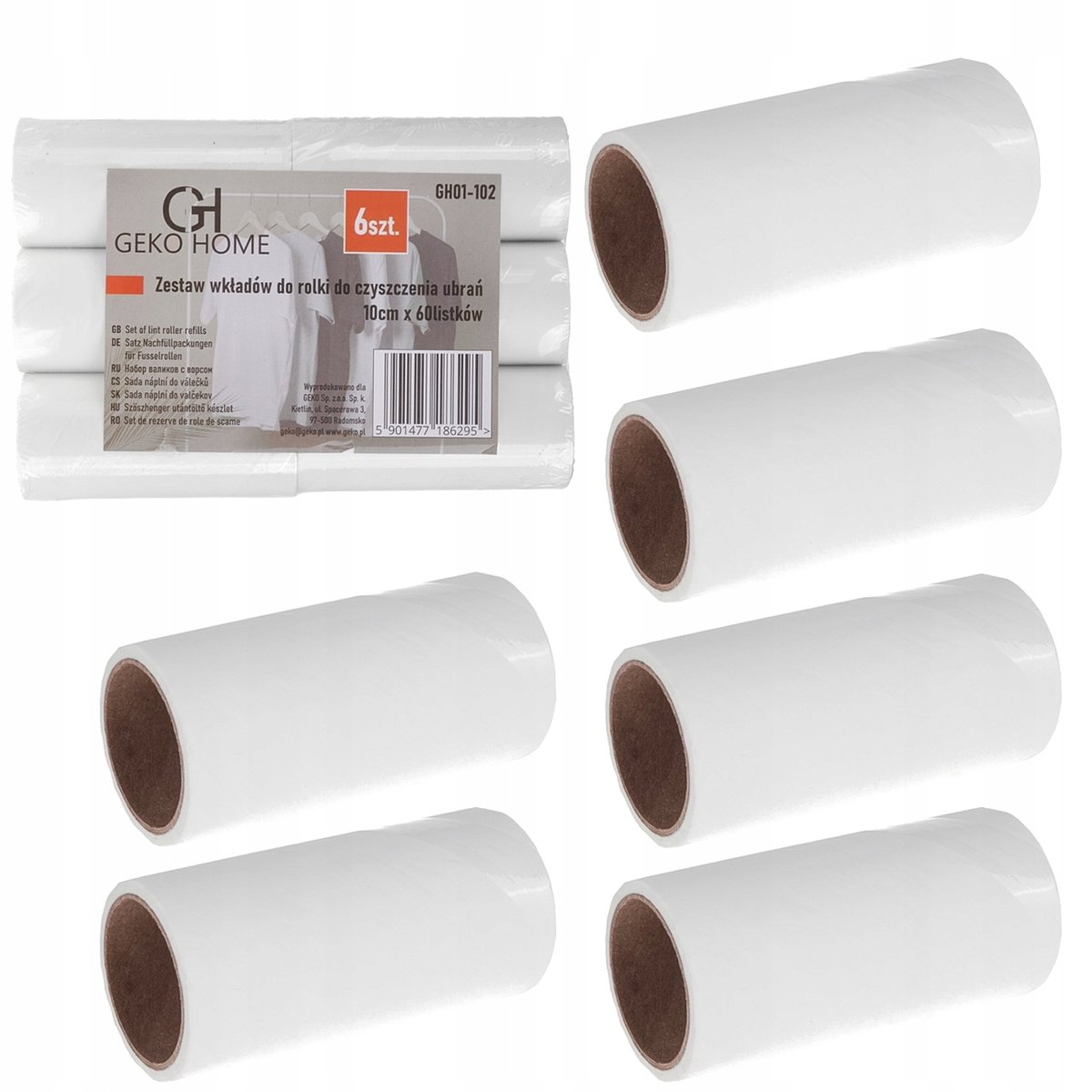 Zestaw Wkładów Wałków Rolek Zapasowych Do Rolki Do Czyszczenia Ubrań ...