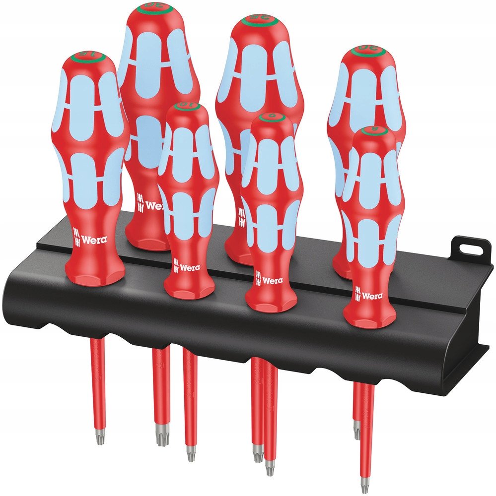 ZESTAW WKRĘTAKÓW TORX NIERDZEWNYCH TX8-30 Z WIESZAKIEM 3167 i/7 TORXR ...