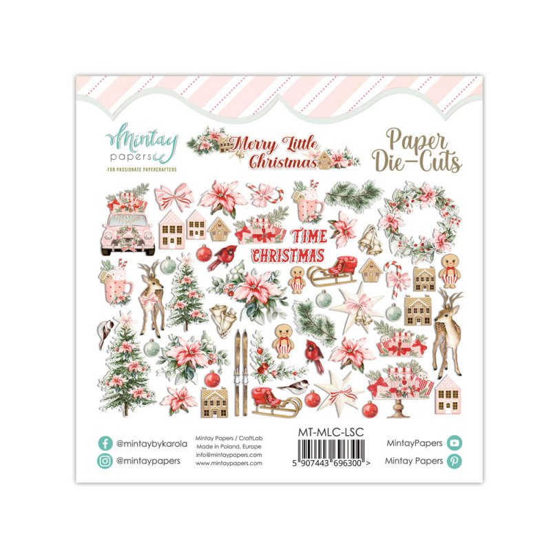 Zestaw wyciętych elementów Mintay Papers - MERRY LITTLE CHRISTMAS 55 ... Zestaw wyciętych elementów Mintay Papers - MERRY LITTLE CHRISTMAS 55 ...