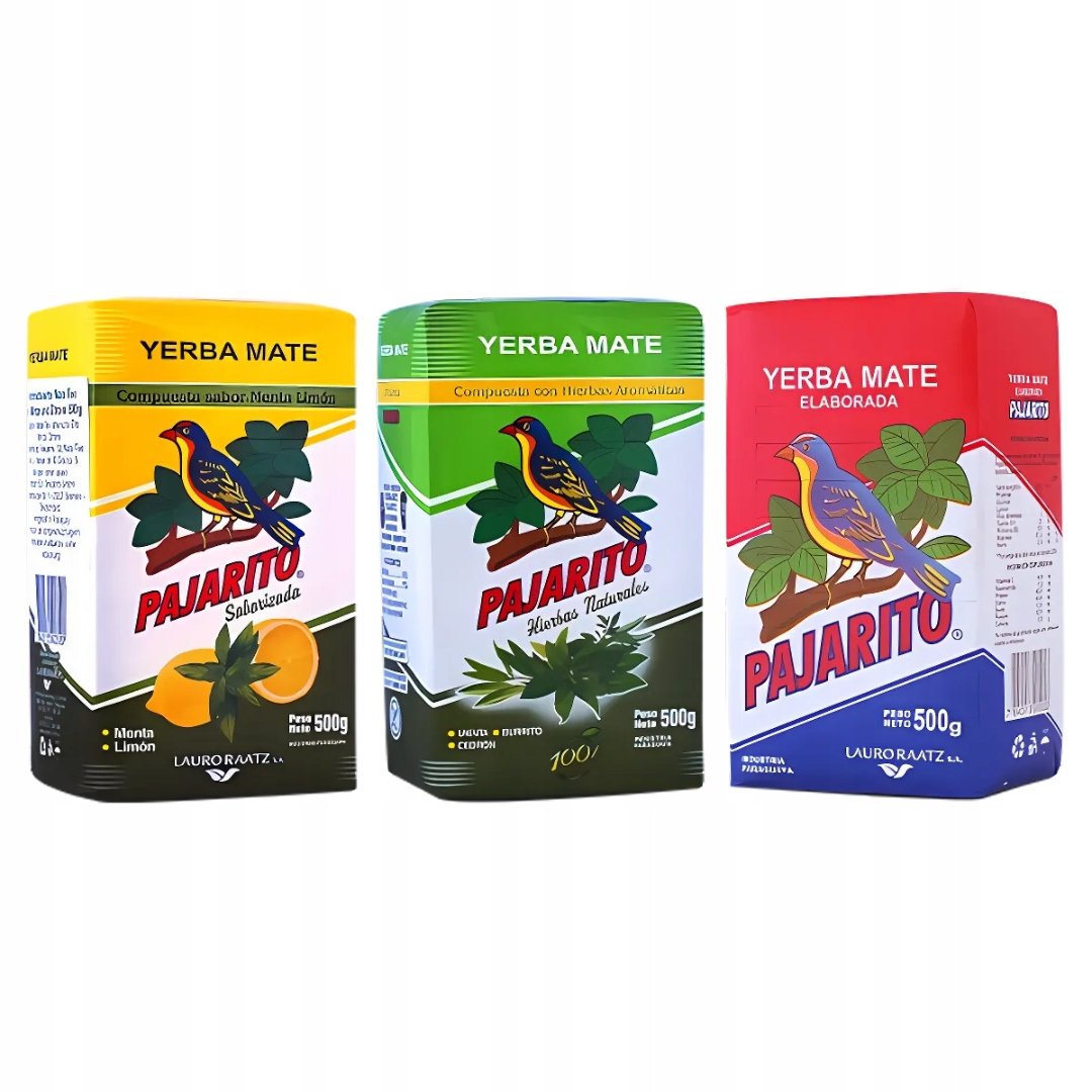 Zestaw Yerba Mate Pajarito Limon Hierbas Elaborada 3x500g = 1kg ...