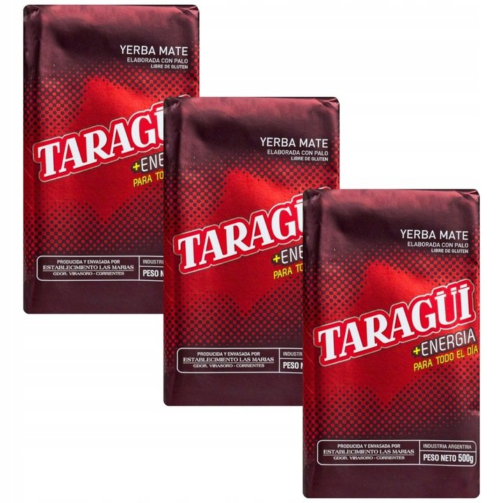 Zestaw Yerba Mate Taragui Energia 3x500g = 1,5kg - Taragui | Sklep ...